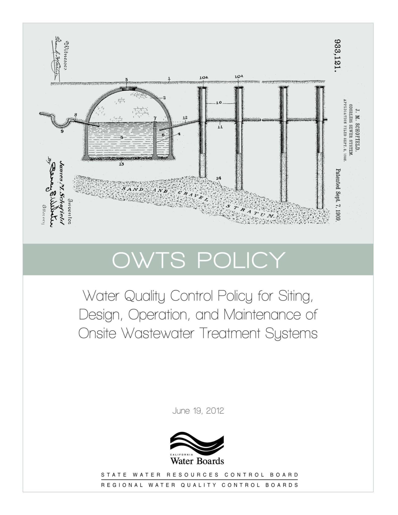Onsite Wastewater Treatment Systems (OWTS) Policy: Water Quality ...