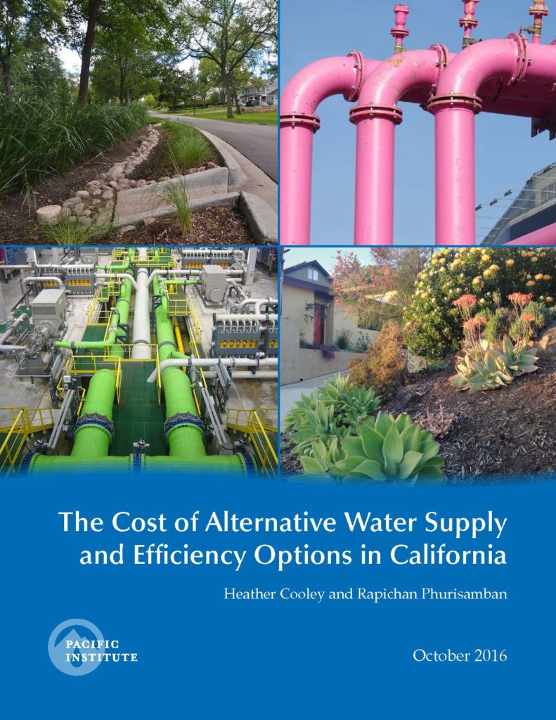 The Cost of Alternative Water Supply and Efficiency Options in ...