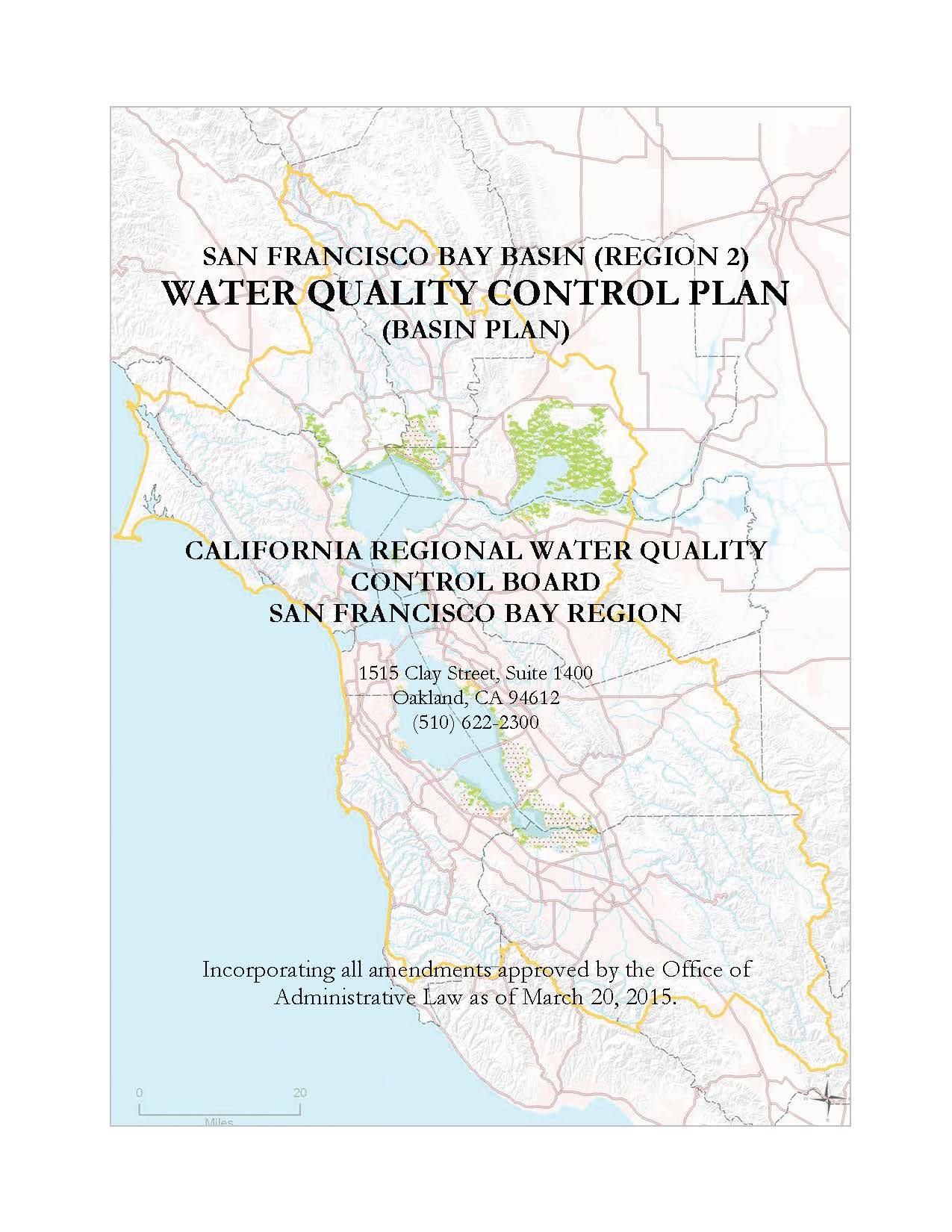 Water Quality Control Plan for the San Francisco Bay region ...