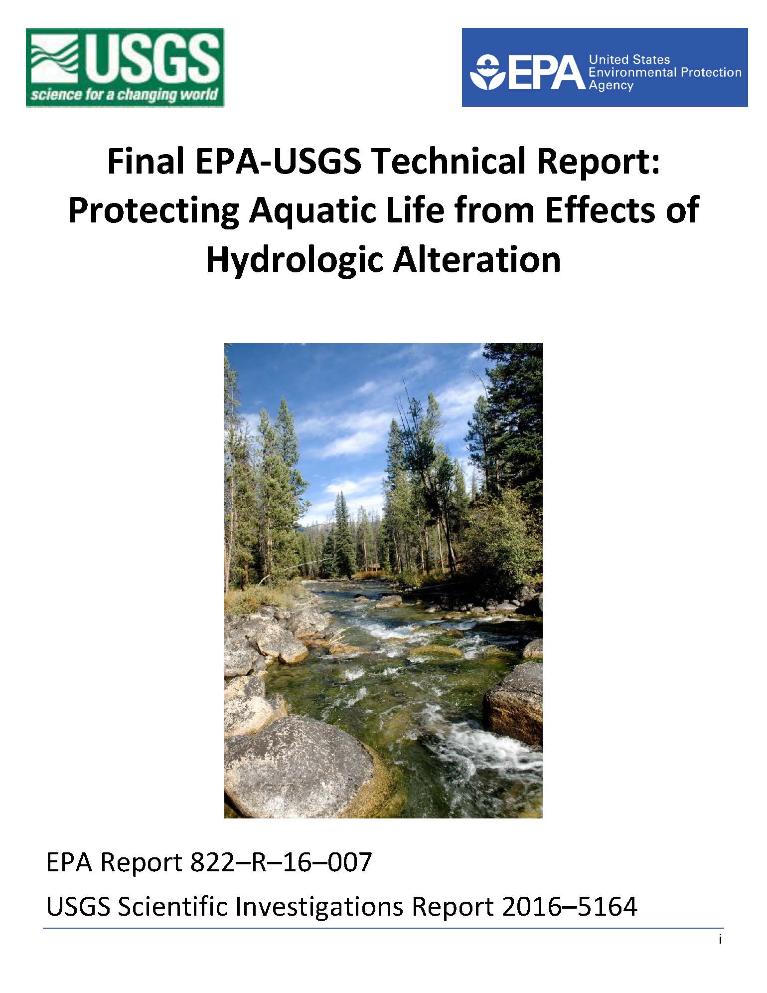 Final EPA-USGS Technical Report: Protecting Aquatic Life from Effects ...