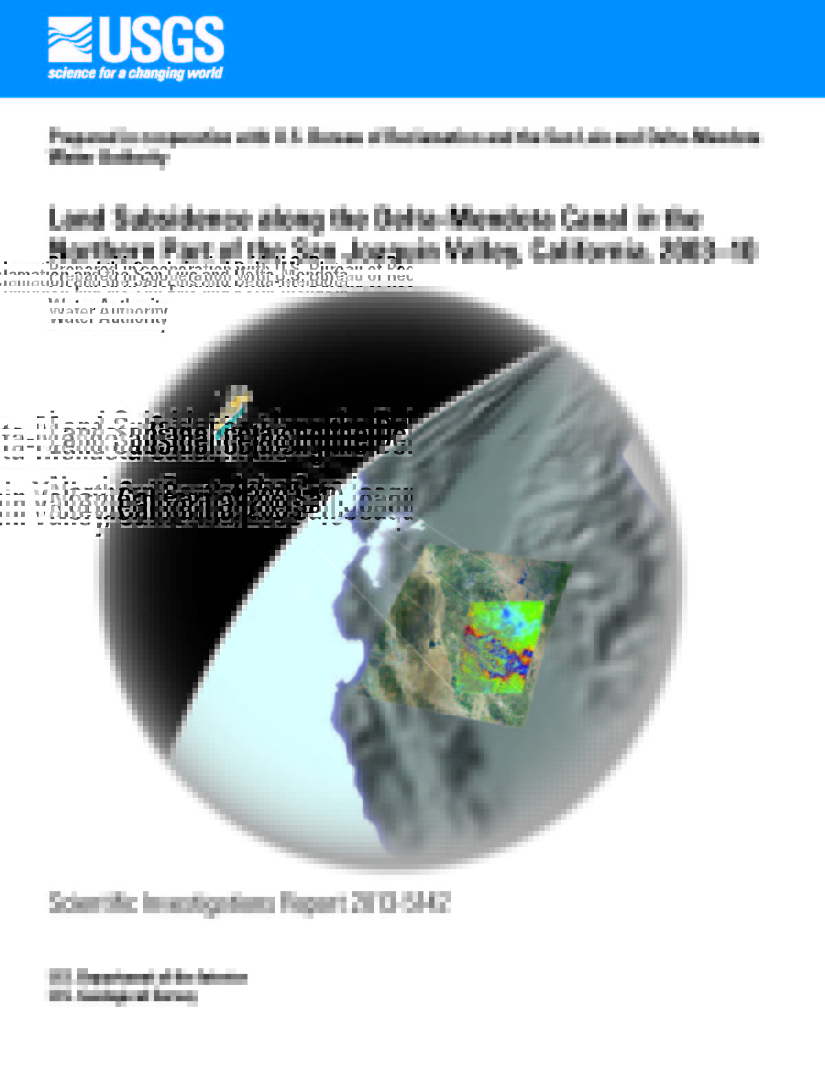 Land Subsidence along the Delta-Mendota Canal in the Northern Part of ...