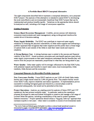 NRDC Portfolio-Based BDCP Conceptual Alternative – Summary – California ...