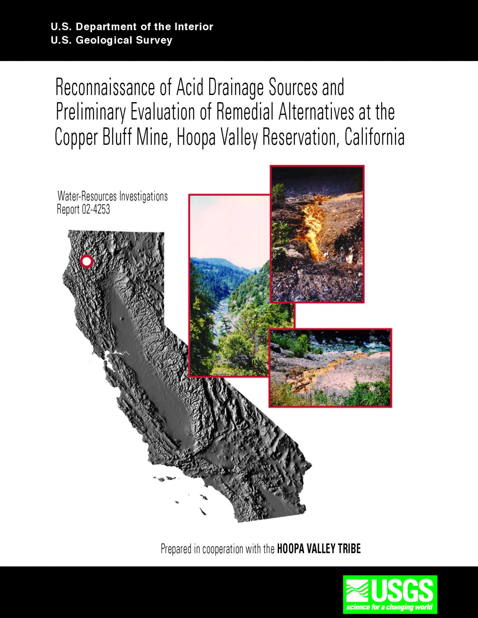 Reconnaissance of Acid Drainage Sources and Preliminary Evaluation of ...