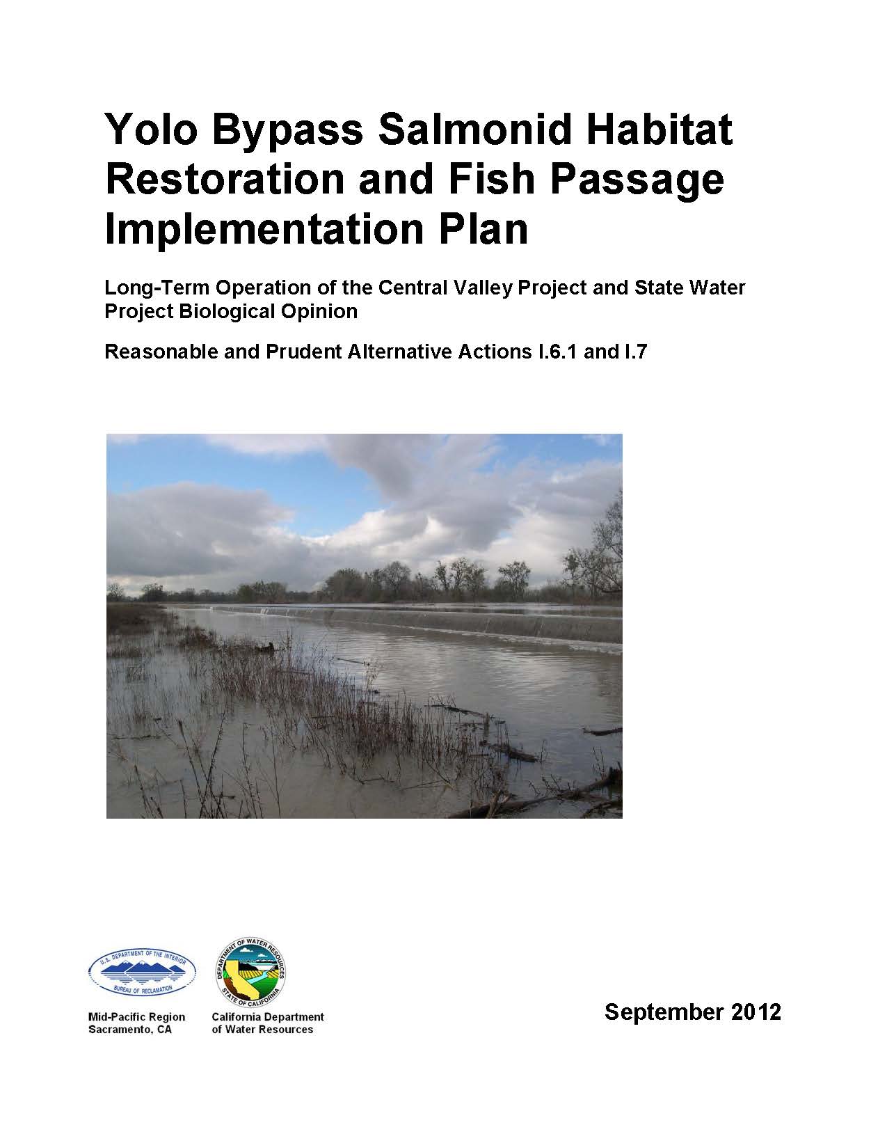 Yolo Bypass Salmonid Habitat Restoration and Fish Passage ...