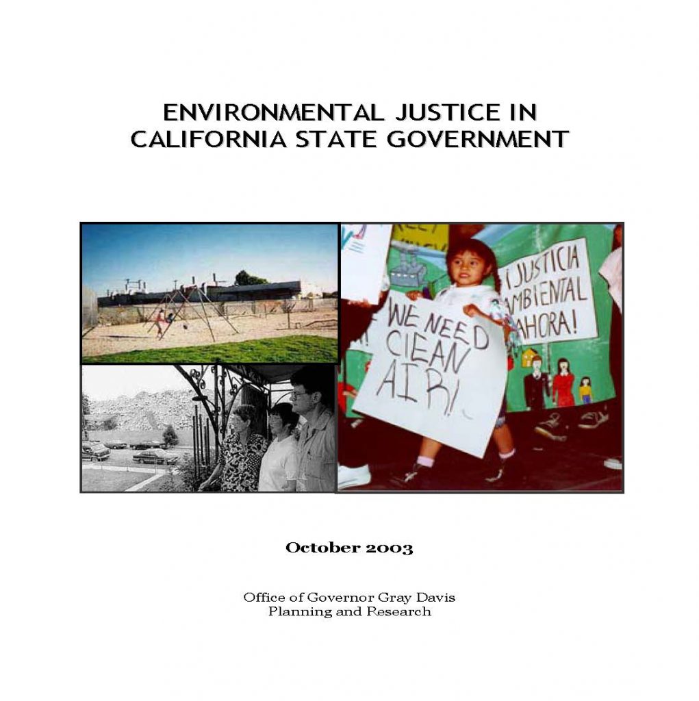Environmental Justice in California State Government – California Water ...