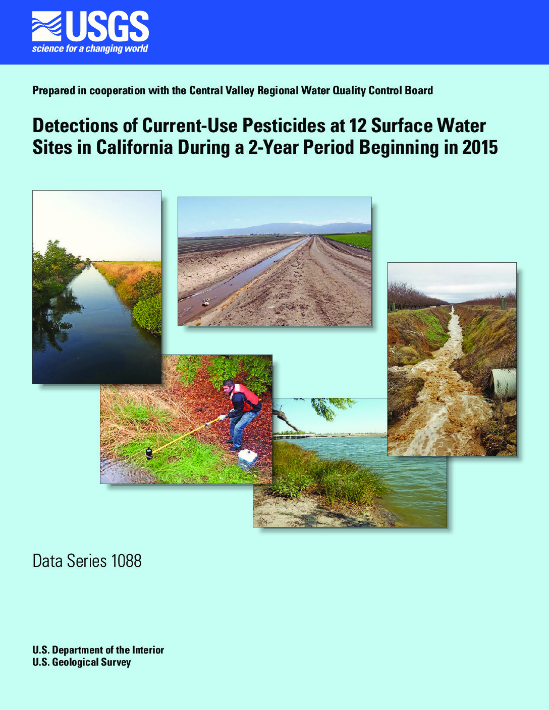 Detections of current-use pesticides at 12 surface water sites in ...