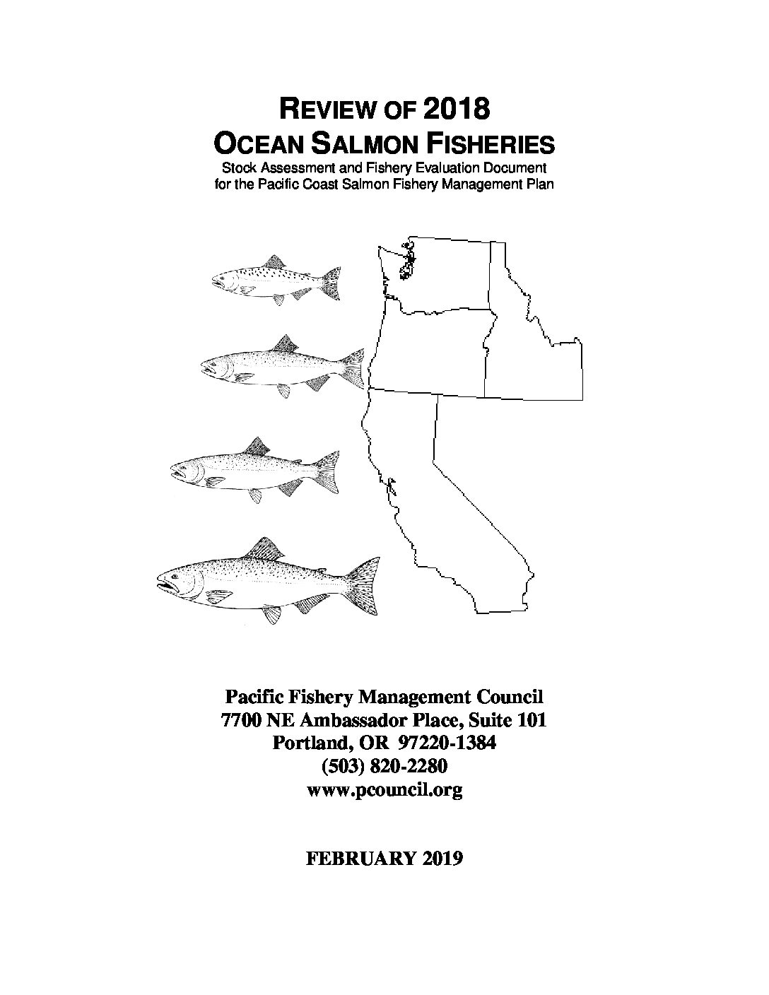 Review of 2018 Ocean Salmon Fisheries Stock Assessment and Fishery ...