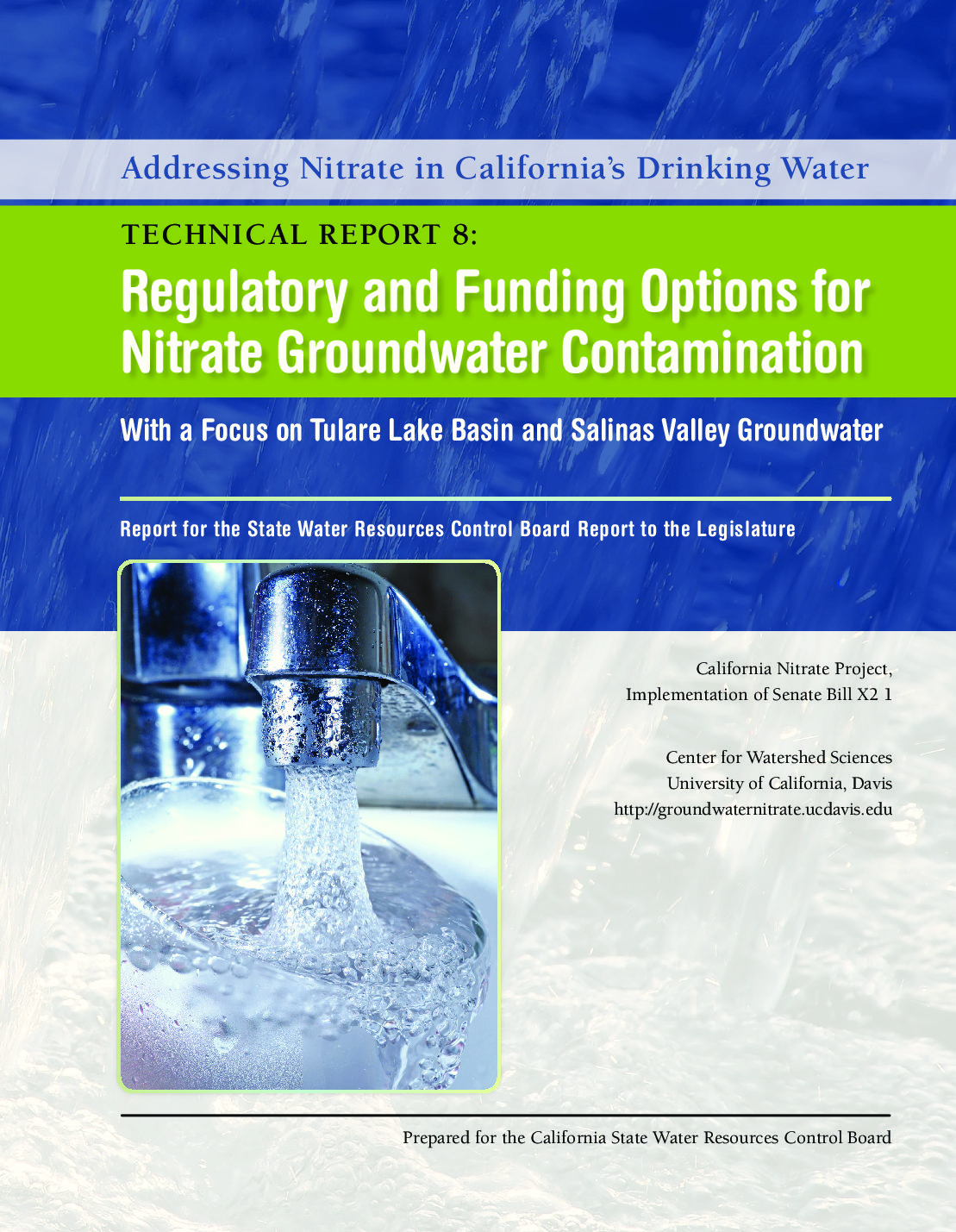 Addressing Nitrate in California’s Drinking Water Technical Report 8 ...
