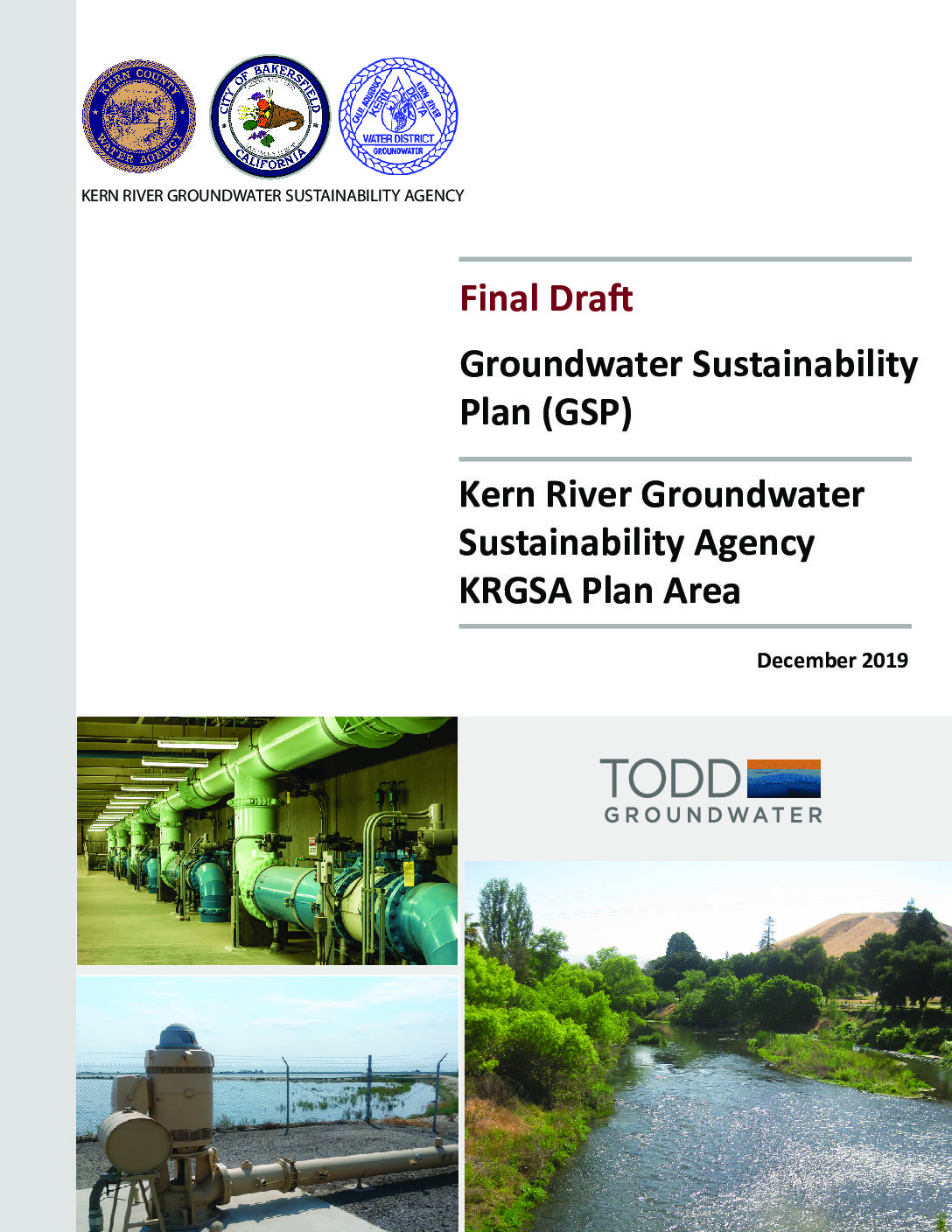 Kern River Groundwater Sustainability Agency Groundwater Sustainability ...