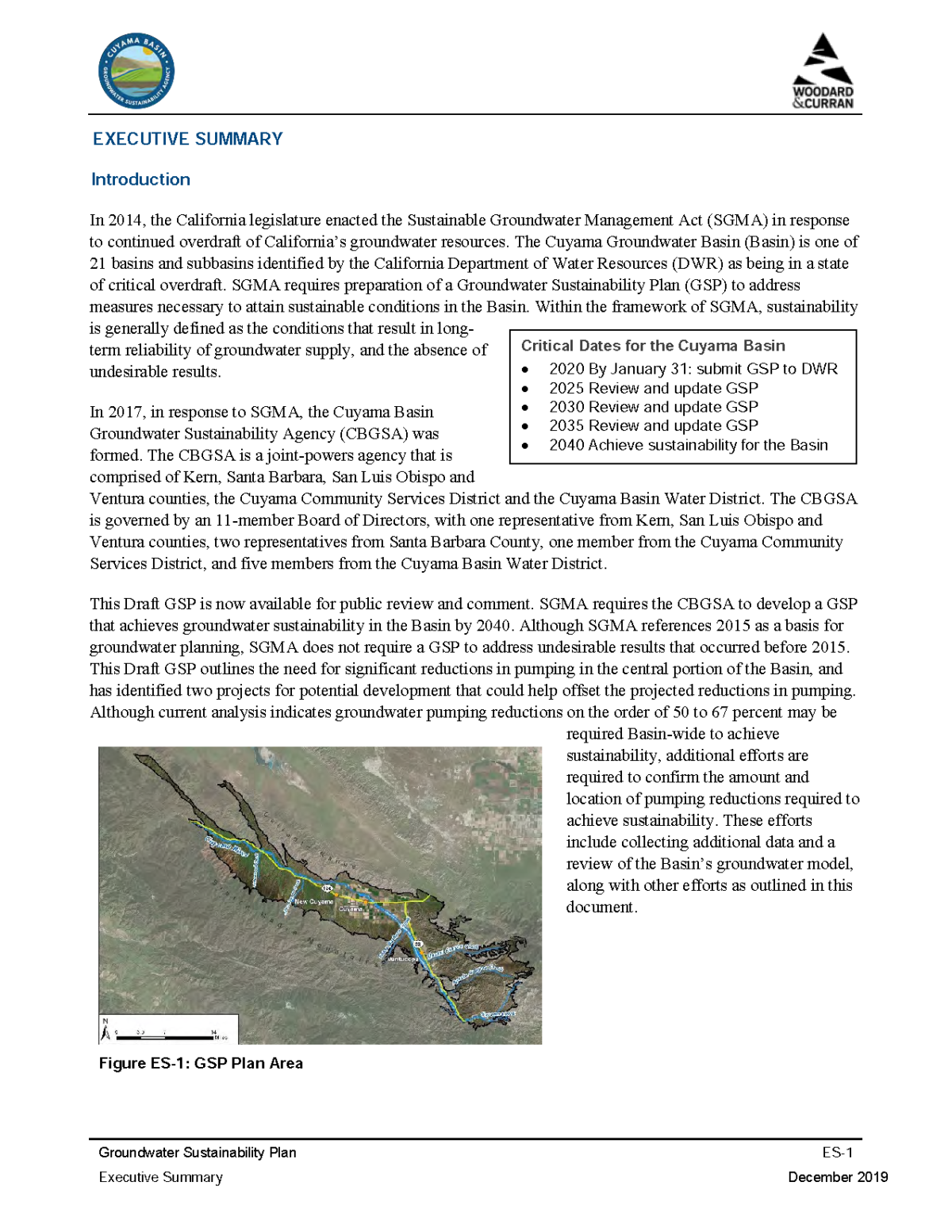 Cuyama Basin Groundwater Sustainability Plan – California Water Library
