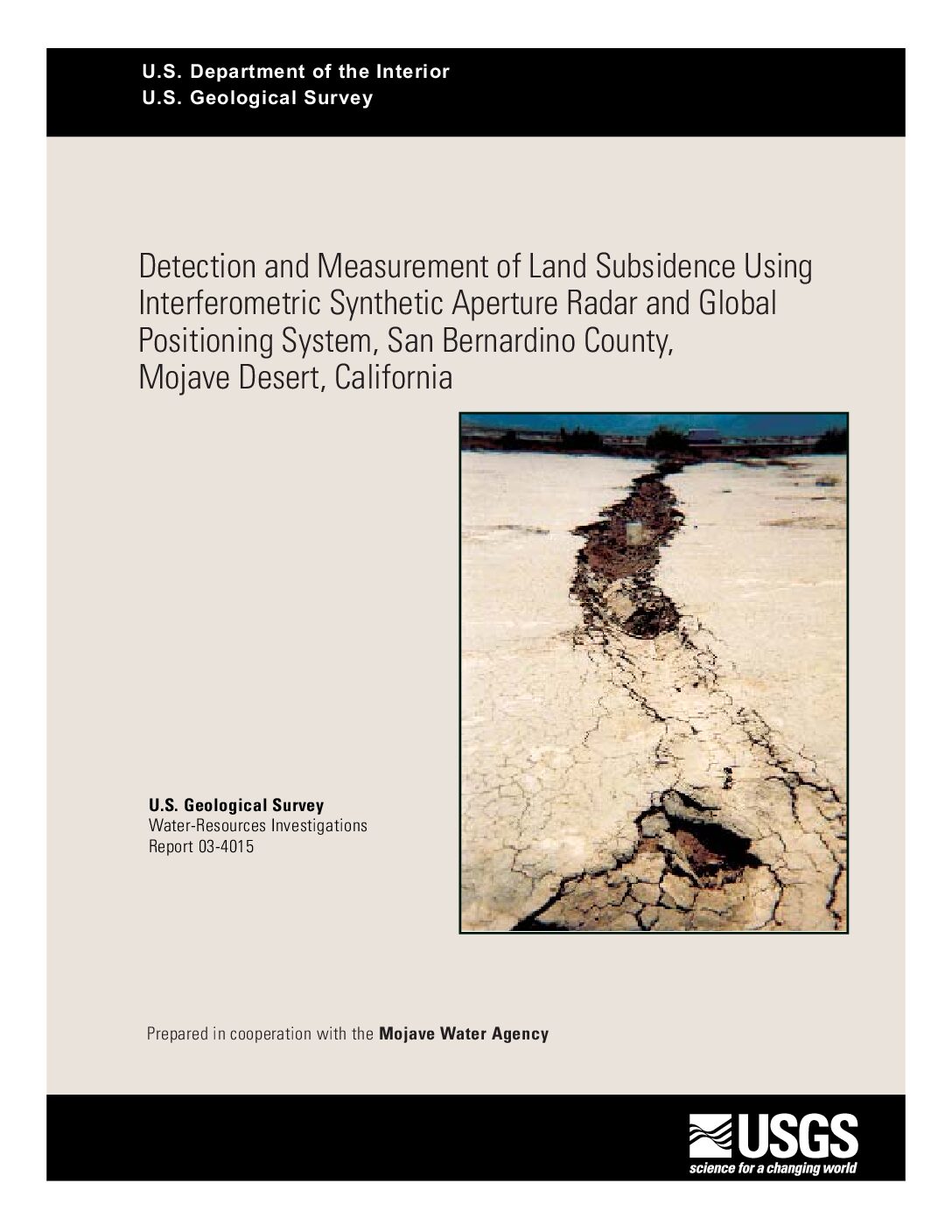 Detection and Measurement of Land Subsidence Using Interferometric ...