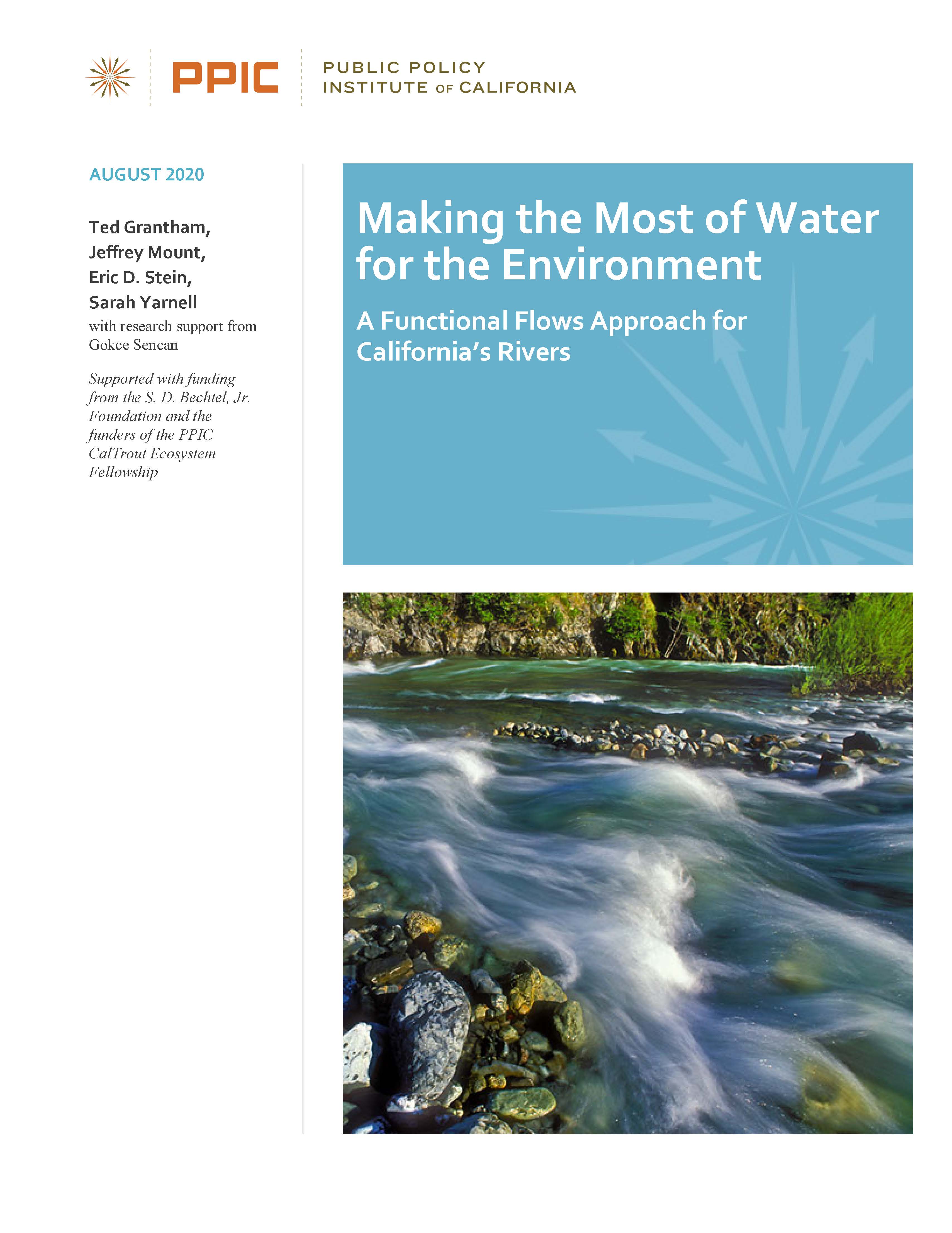 Making the Most of Water for the Environment: A Functional Flows ...